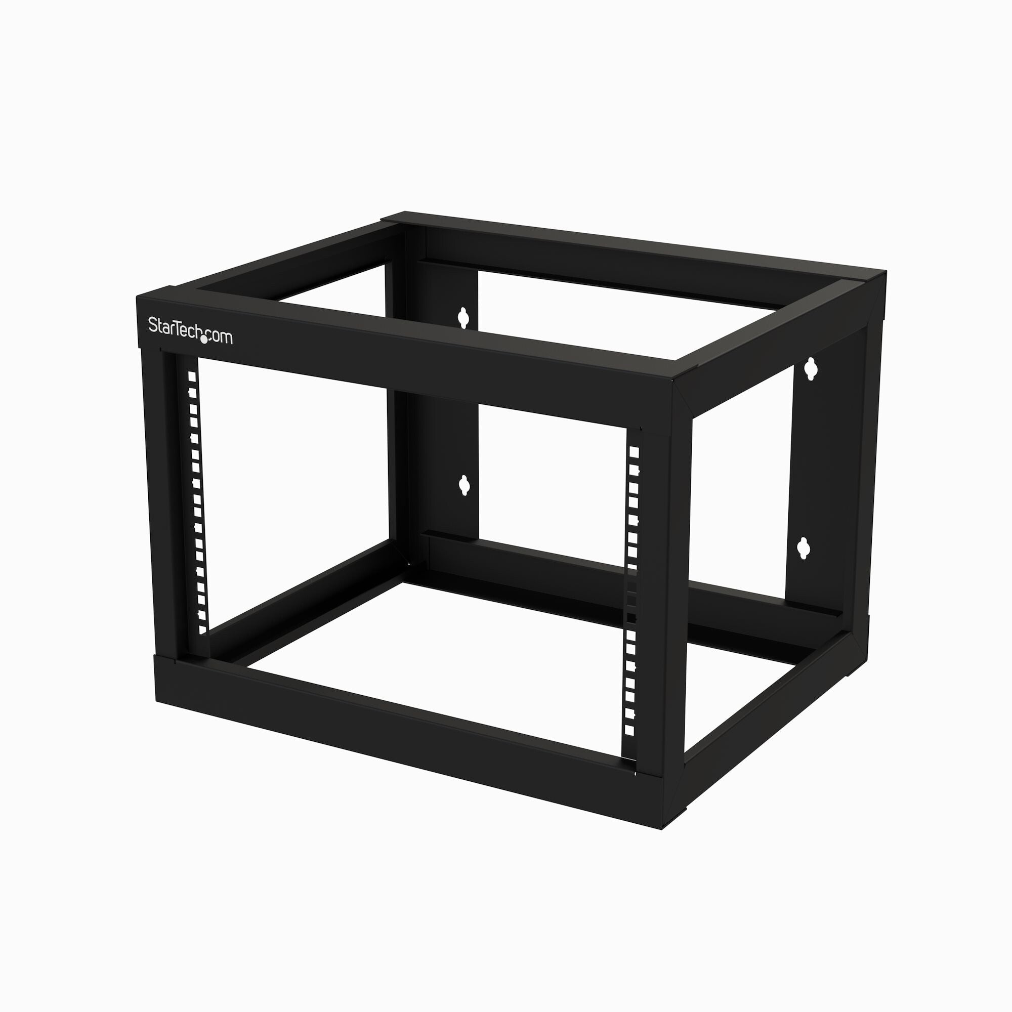 StarTech.com 6U 19" Wall Mount Network Rack 19" Deep 2 Post Open Frame ...